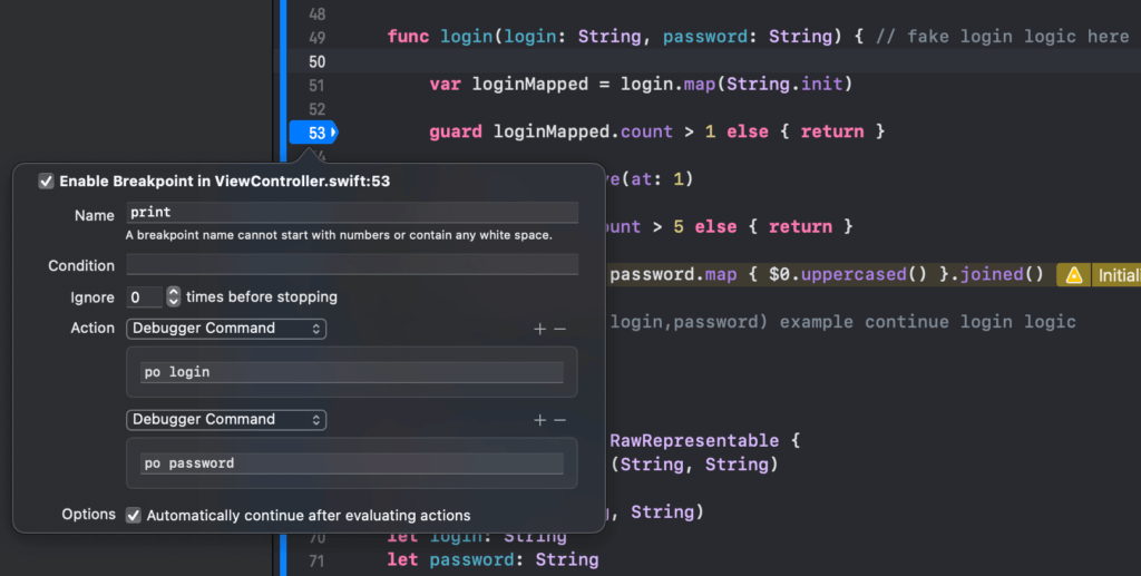 Save Time With User Breakpoints In Xcode Holy Swift