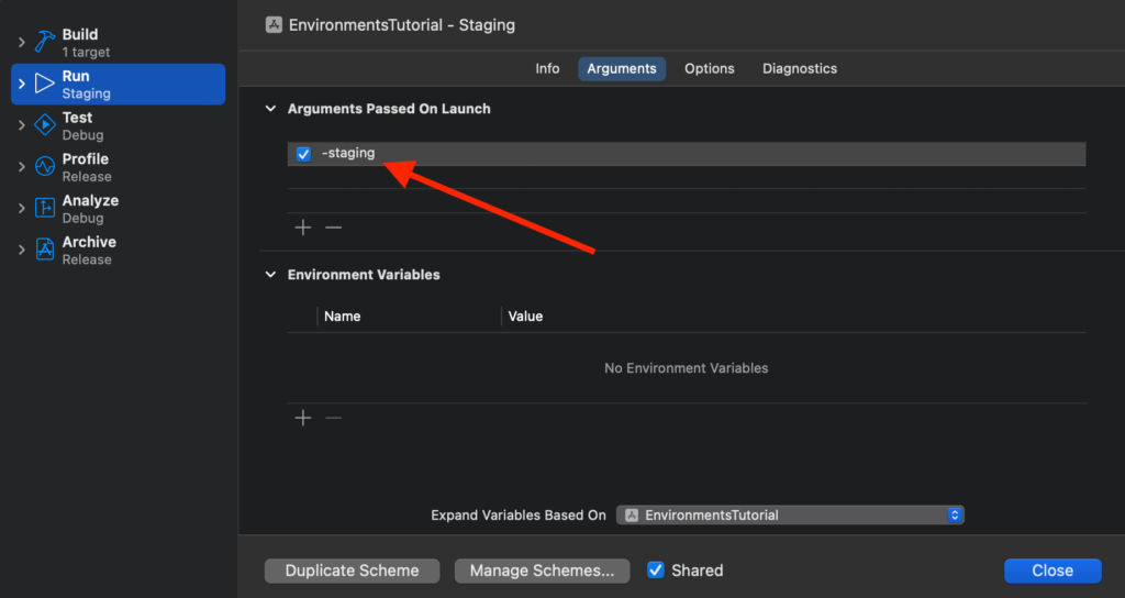 Setting Up Different Environments in SwiftUI: Command Line Arguments and Build Configurations ...