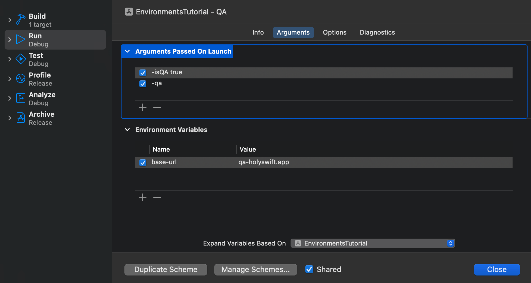 Setting Up Different Environments In Swiftui Command Line Arguments And Build Configurations
